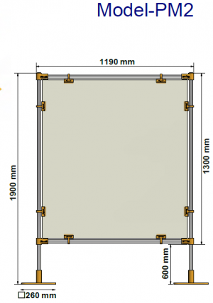 Puwer 98 compliant safety screens for COVID-19 / Coronavirus protection ...